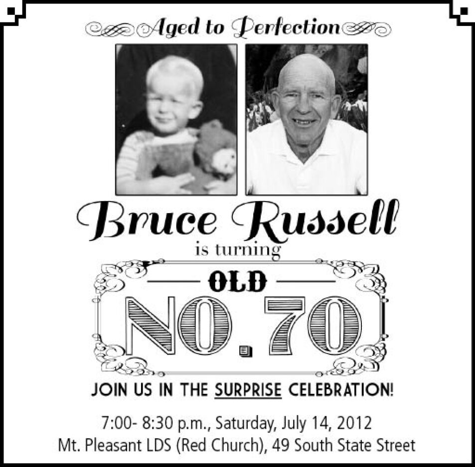 Bruce Russell 70th | News, Sports, Jobs - Daily Herald